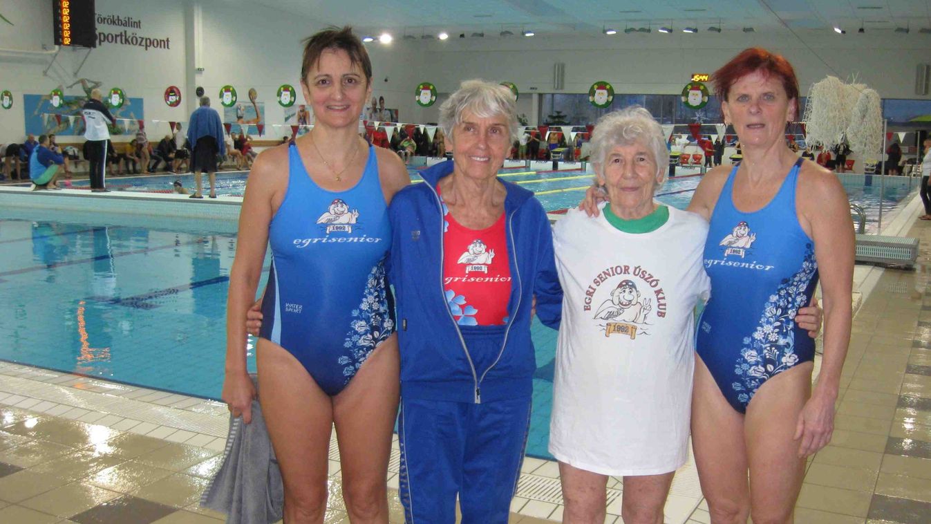 Egri Senior Úszó Klub: évzárásként 23 érem és négy országos csúcs