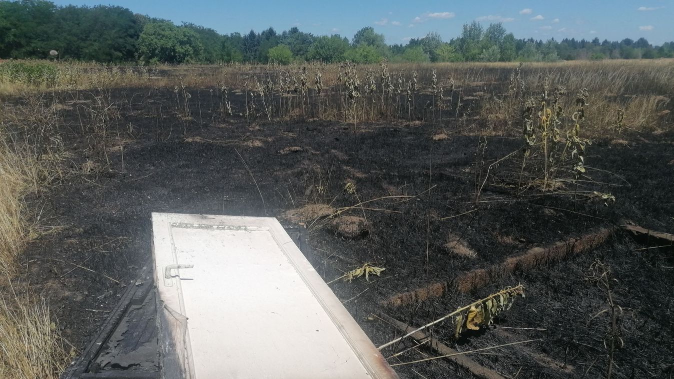 Több hektáron söpört végig kedden a tűz Kálban