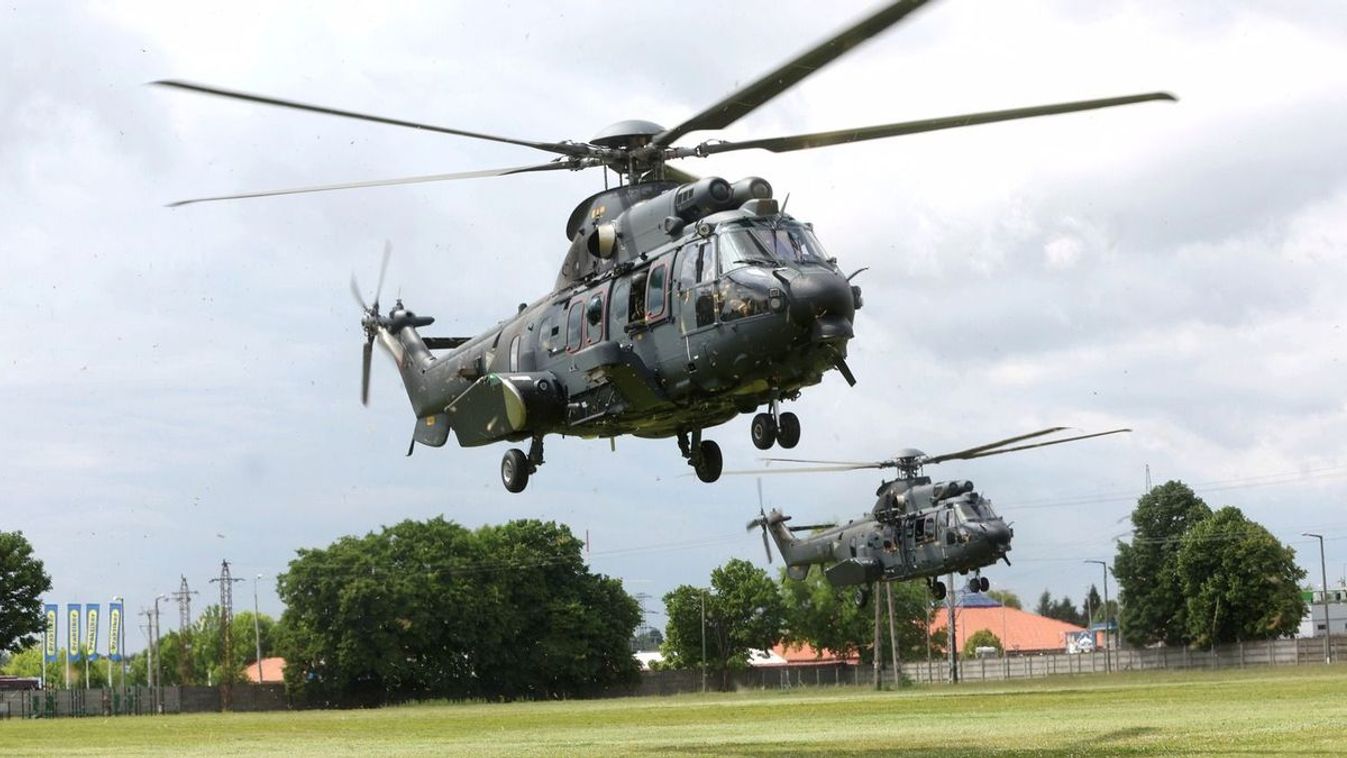 Helikopterek lepik el Heves égboltját