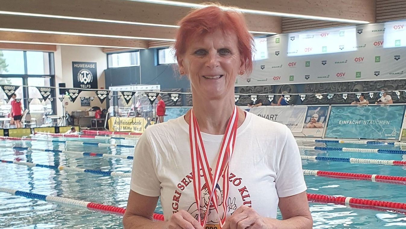 Egri Senior Úszó Klub: Molnár Erika Tirolból hozott érneket