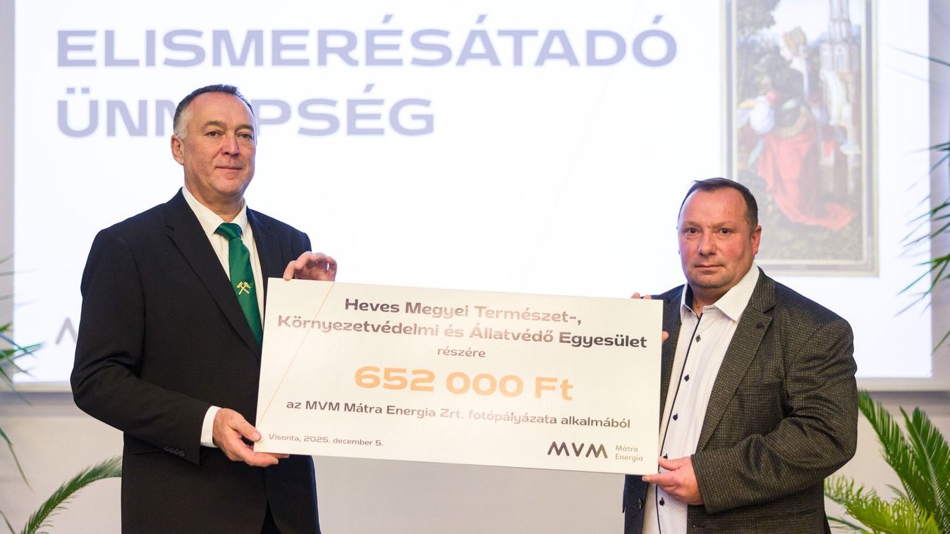 MVM Mátra Energia Zrt. fotópályázat támogatottja
